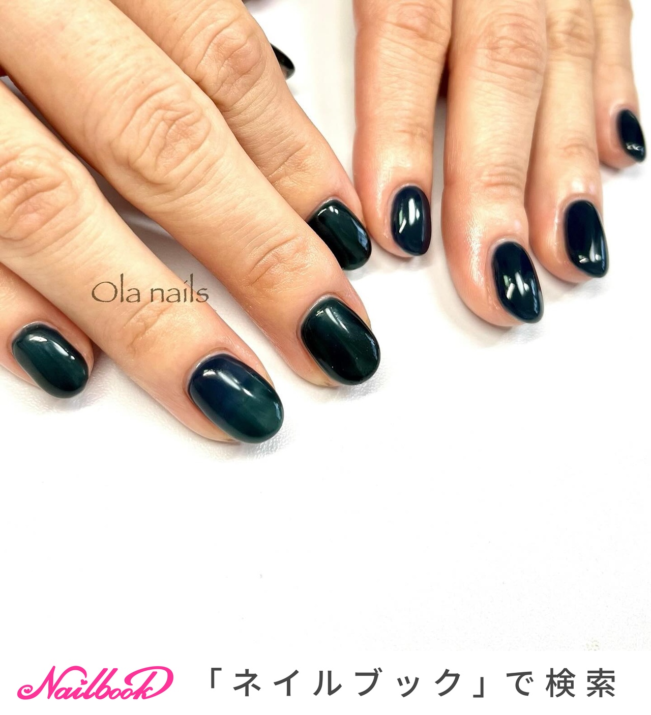 大人/グリーン - Ola nailsのネイルデザイン[No.9149670]｜ネイルブック