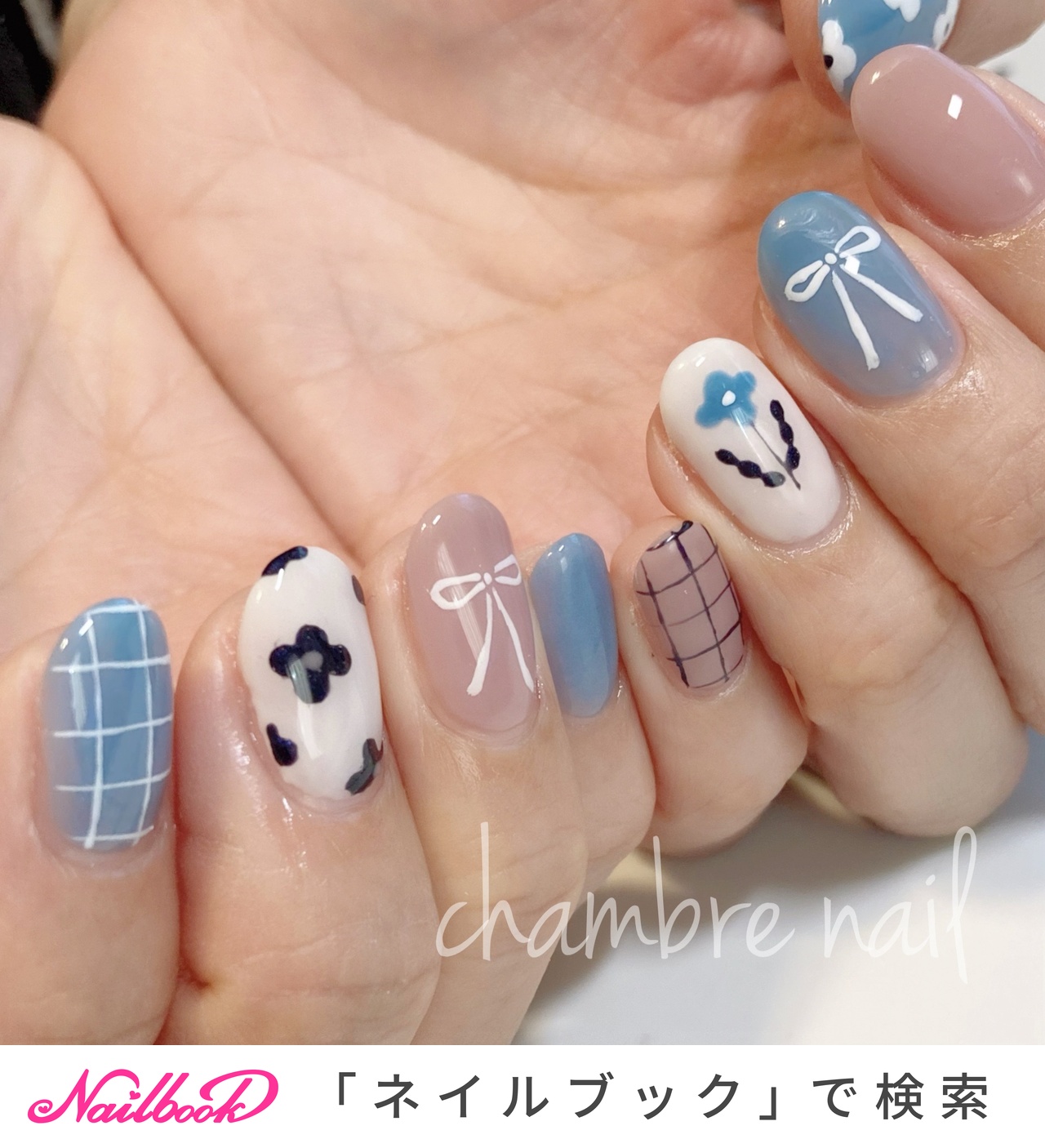 春/リゾート/デート/女子会/ハンド - chambre nailのネイルデザイン[No.9212701]｜ネイルブック