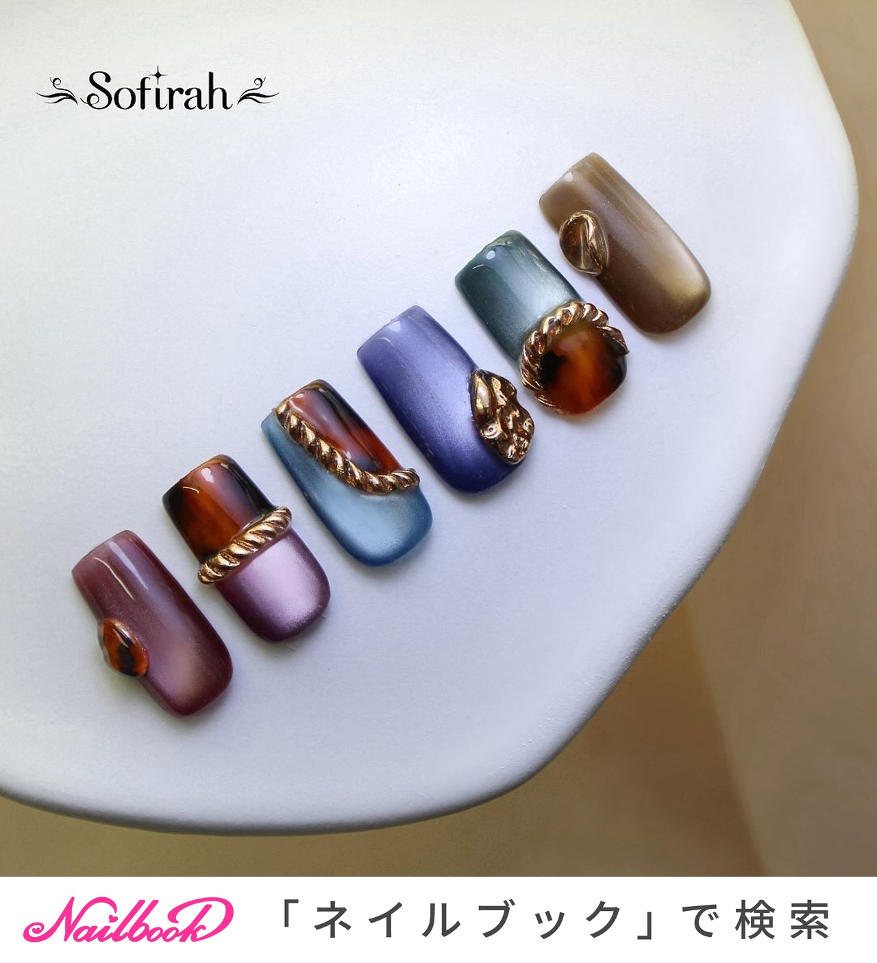 オールシーズン/ハンド/ワンカラー/マグネット/大人 - Sofirah(ソフィラ)公式のネイルデザイン[No.9277378]｜ネイルブック