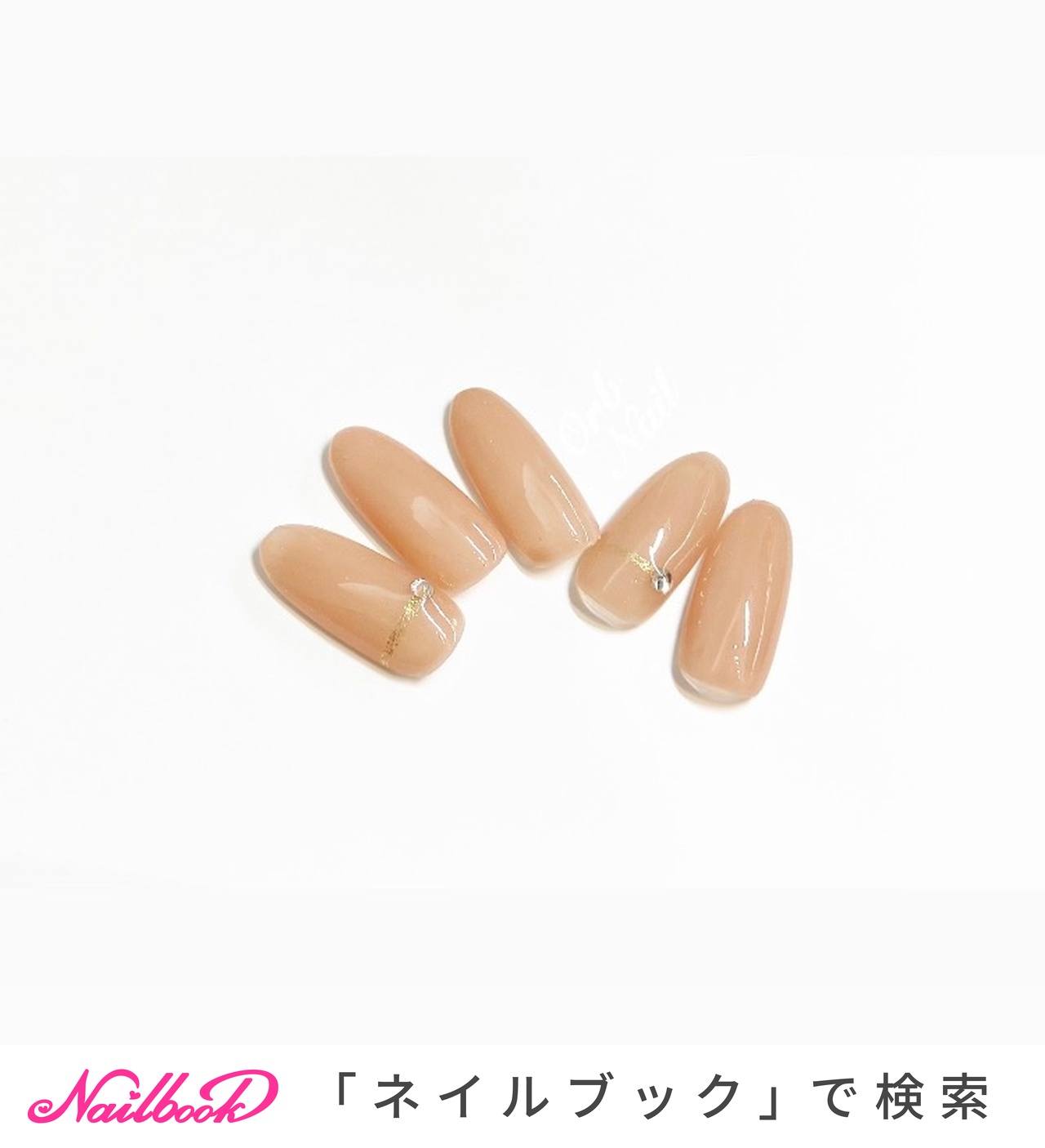 手が綺麗に見えるネイル/オールシーズン/オフィス/ブライダル/ハンド - Orb nailのネイルデザイン[No.9296562]｜ネイルブック