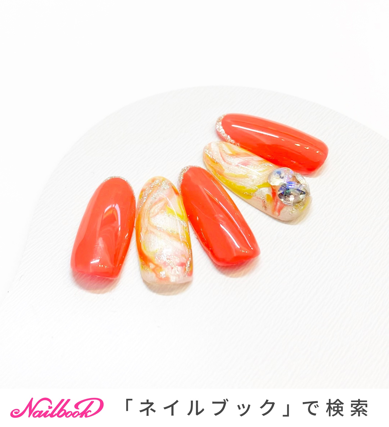 手が綺麗に見えるネイル/春/オールシーズン/デート/ハンド - Orb nailのネイルデザイン[No.9348443]｜ネイルブック