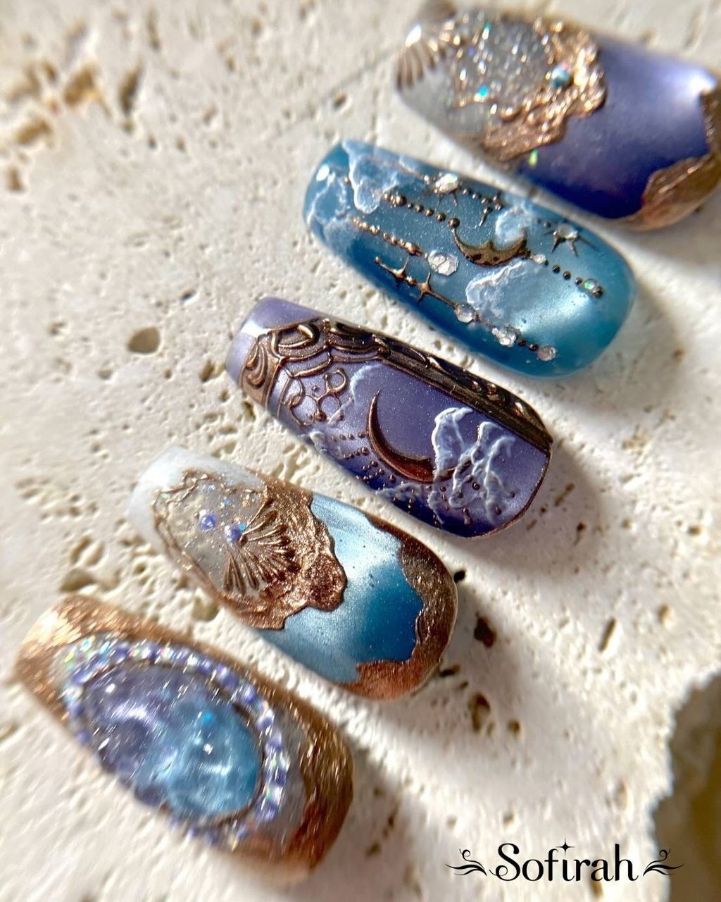 オールシーズン/ハンド/ギャラクシー/大人/ちゅるん - Sofirah(ソフィラ)公式のネイルデザイン[No.9365882]｜ネイルブック