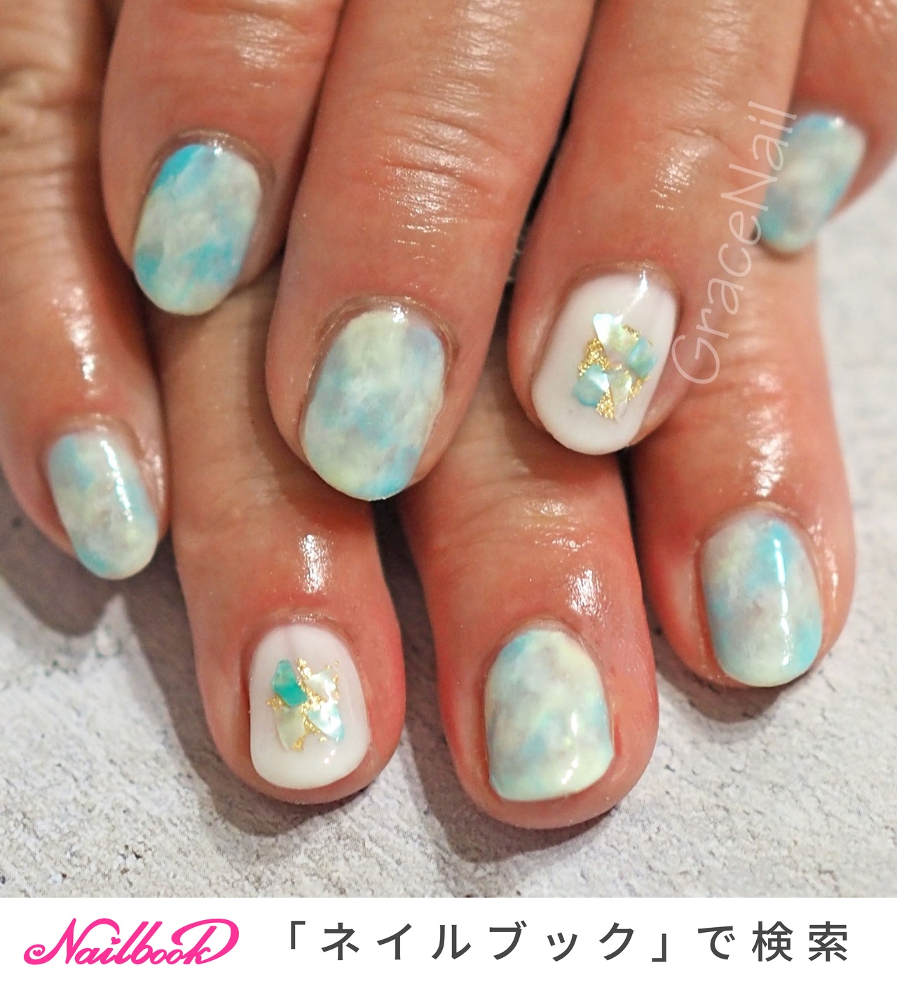 オールシーズン/リゾート/デート/女子会/ハンド - GraceNailのネイルデザイン[No.9466051]｜ネイルブック