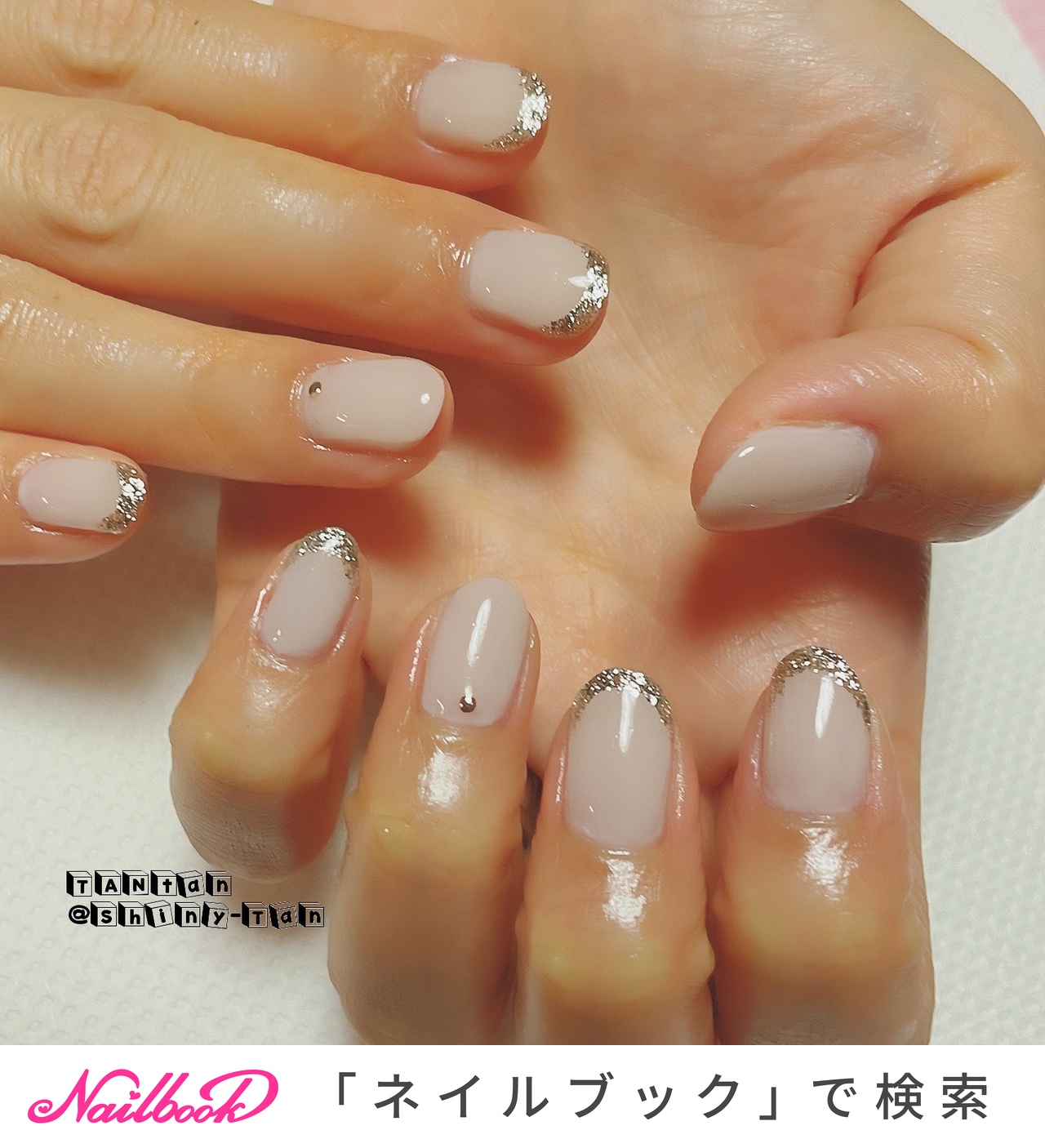 オールシーズン/オフィス/女子会/ハンド/シンプル - TanTan（坦坦）のネイルデザイン[No.9480946]｜ネイルブック