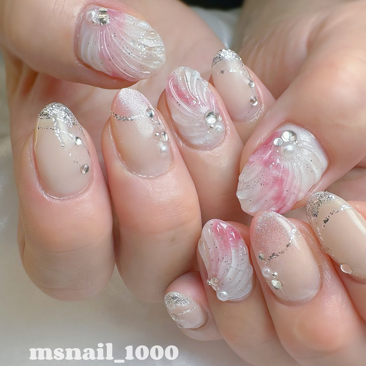 夏/海/リゾート/オフィス/ハンド - まるみのネイルデザイン[No.9497922]｜ネイルブック