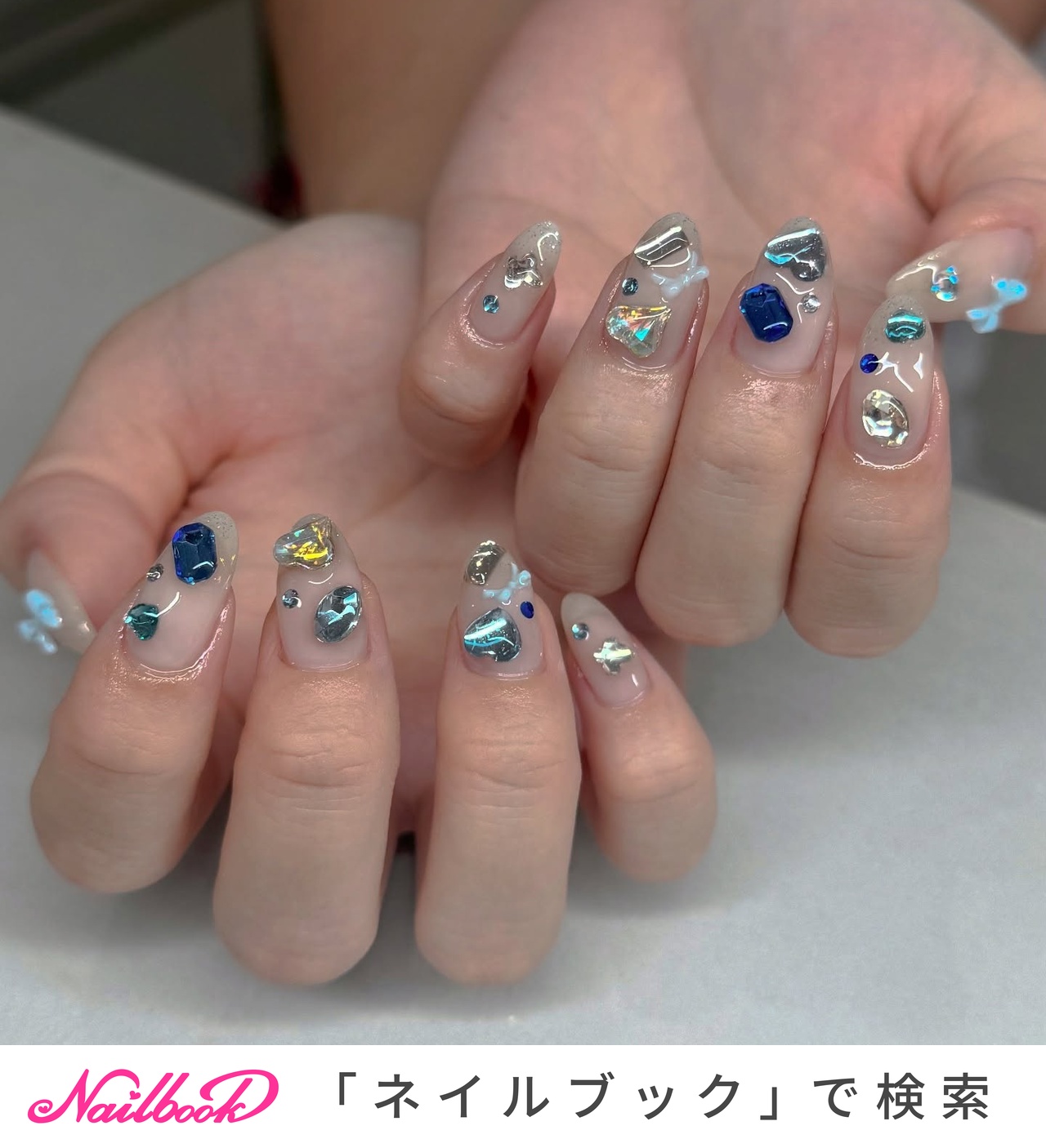 手が綺麗に見えるネイル/夏/海/リゾート/ハンド - 群馬県桐生市 ┊ 𝐧𝐚𝐢𝐥 𝐫𝐨𝐨𝐦 𝐧𝐮𝐦-𝐟𝐢 ┊ 𝒜𝒾 ︎のネイルデザイン[No.9561808]｜ネイルブック