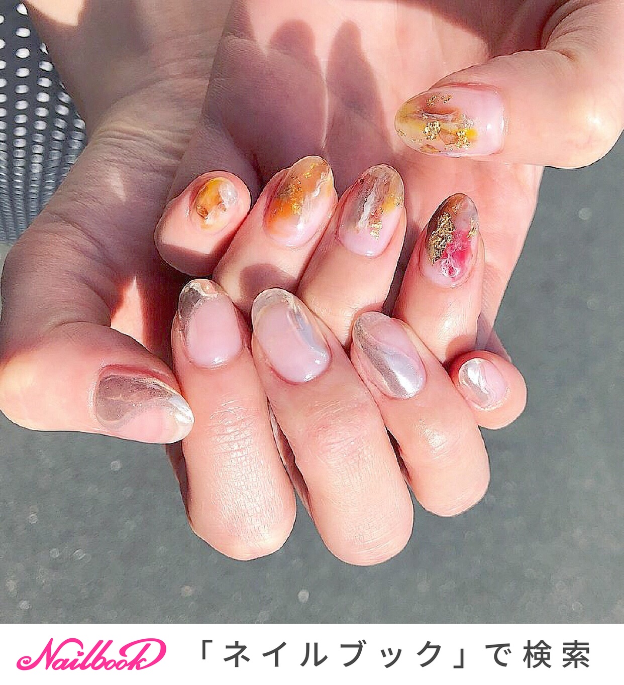 春/オールシーズン/オフィス/デート/ハンド - #mahalo_nailのネイルデザイン[No.3051979]｜ネイルブック