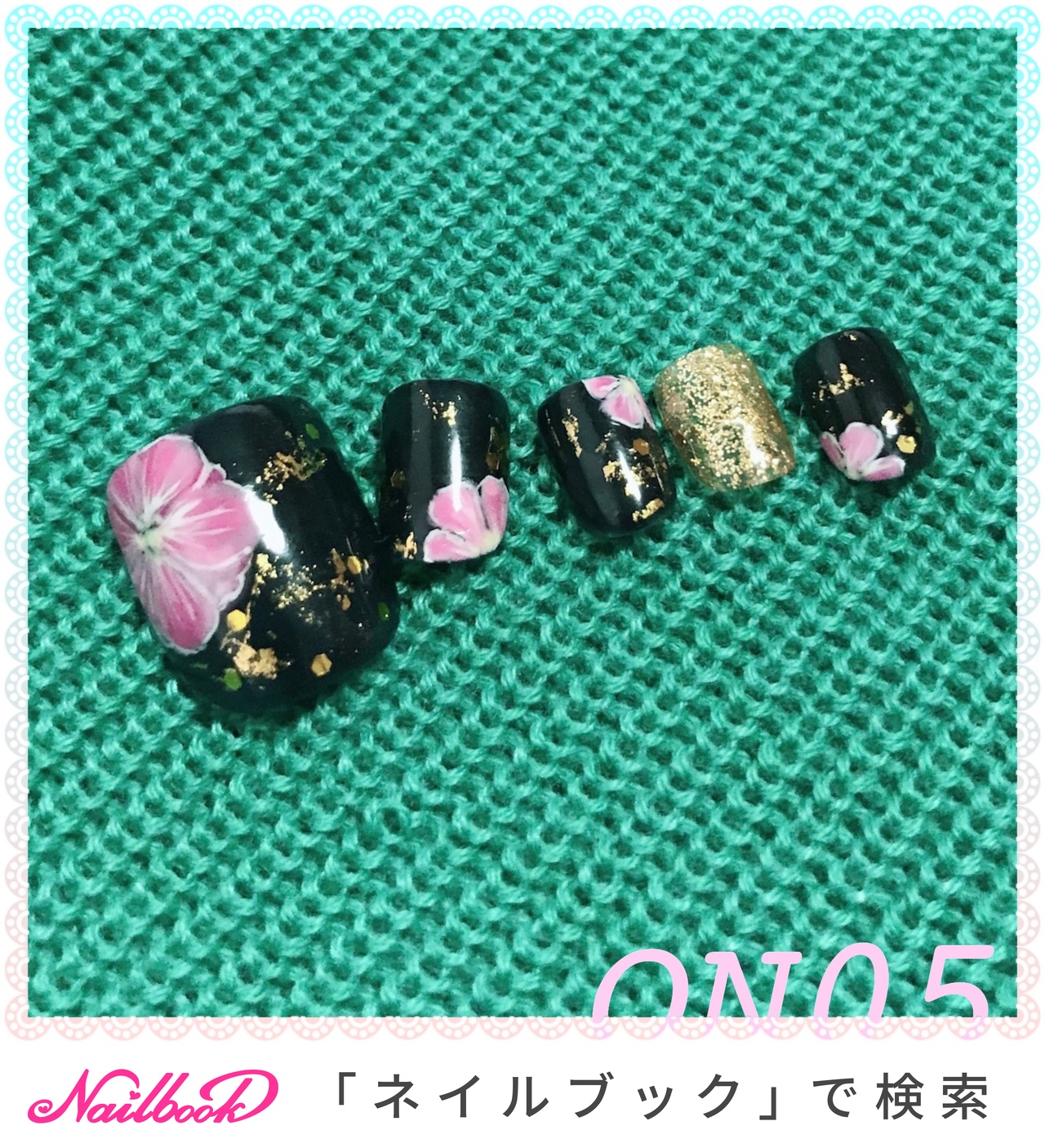 夏/オールシーズン/浴衣/デート/フット - ON05のネイルデザイン[No.3165704]｜ネイルブック