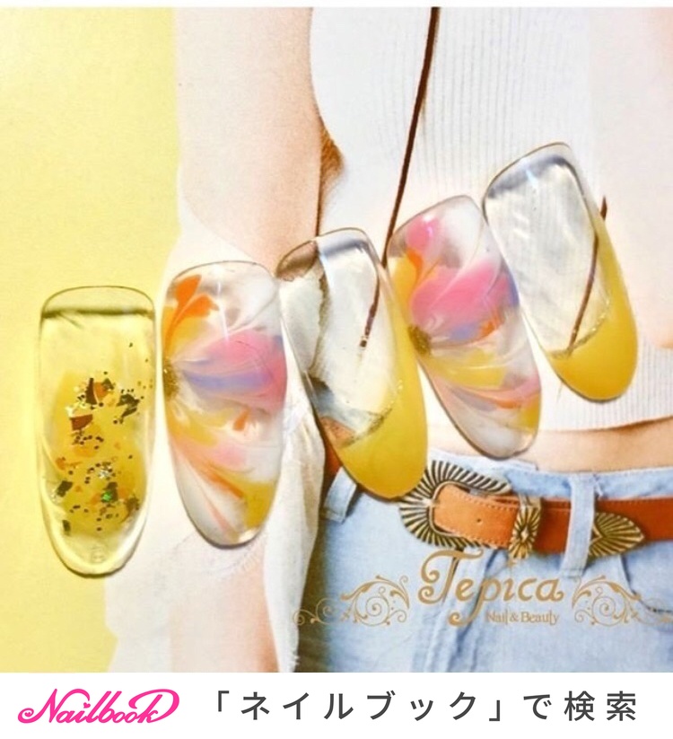 夏/浴衣/デート/女子会/ハンド - にあのネイルデザイン[No.3285032]｜ネイルブック