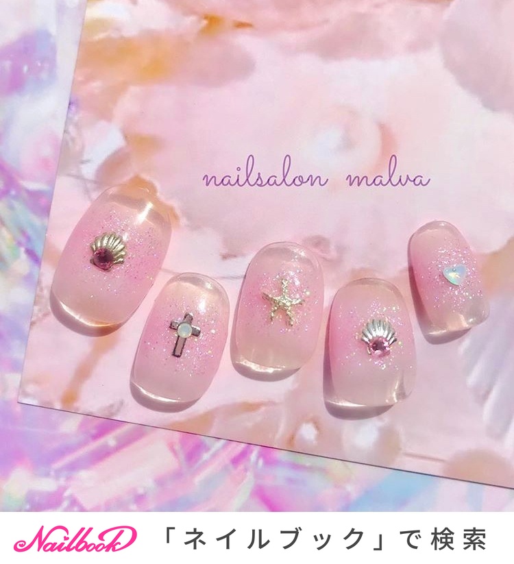 春/夏/オールシーズン/デート/ハンド - nailsalon malva 原宿店のネイルデザイン[No.3294001]｜ネイルブック