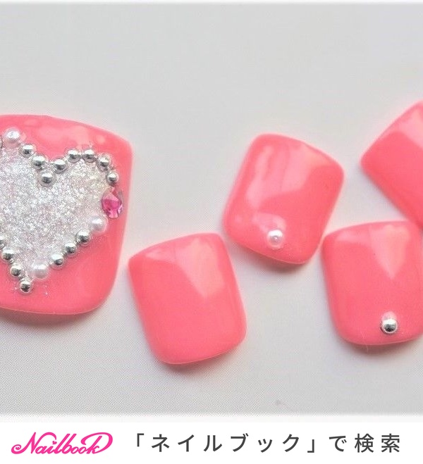 オールシーズン/バレンタイン/デート/フット/ワンカラー - chiyo.M💎半蔵門・麹町ハニエルのネイルデザイン[No.3920336 ...