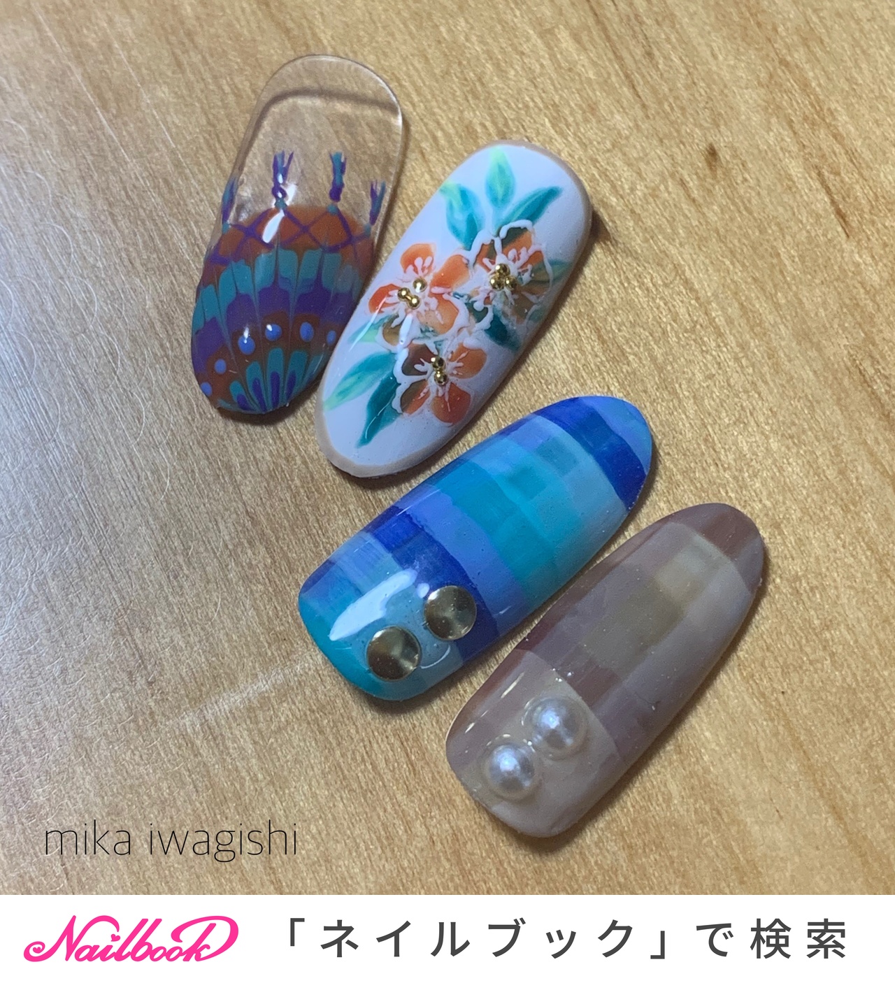 春/オールシーズン/デート/女子会/フラワー - nailsalon_inti(岩岸美華)のネイルデザイン[No.4016619]｜ネイルブック