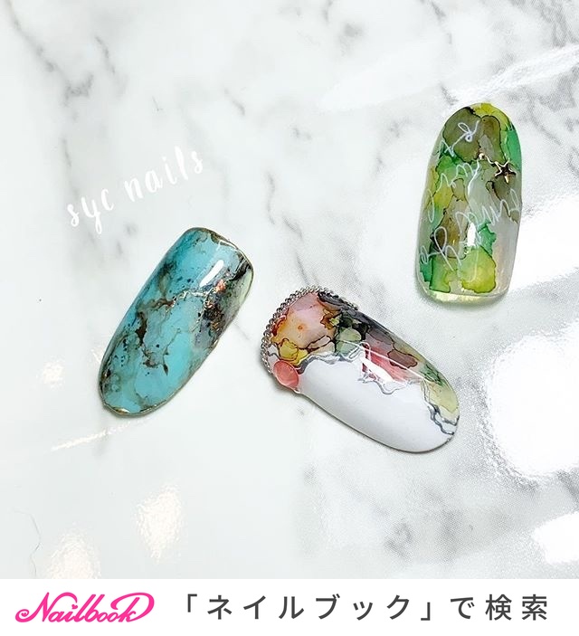 夏/海/リゾート/パーティー/ハンド - Beauty Room.Sycのネイルデザイン[No.4132131]｜ネイルブック