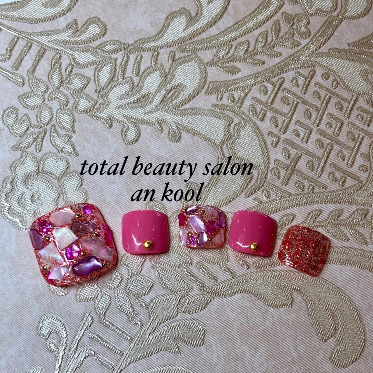 春/夏/旅行/海/フット - total beauty salon ankoolのネイルデザイン[No.4265539]｜ネイルブック