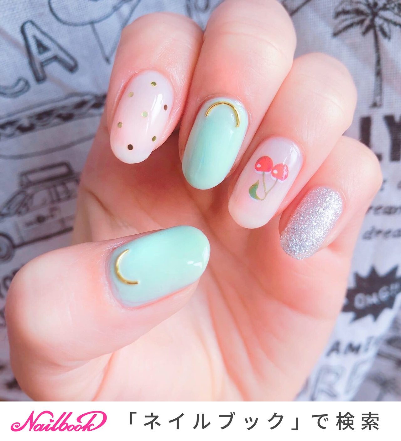 オールシーズン/ハンド/シンプル/ラメ/ドット - mii___nail.31のネイルデザイン[No.4300500]｜ネイルブック